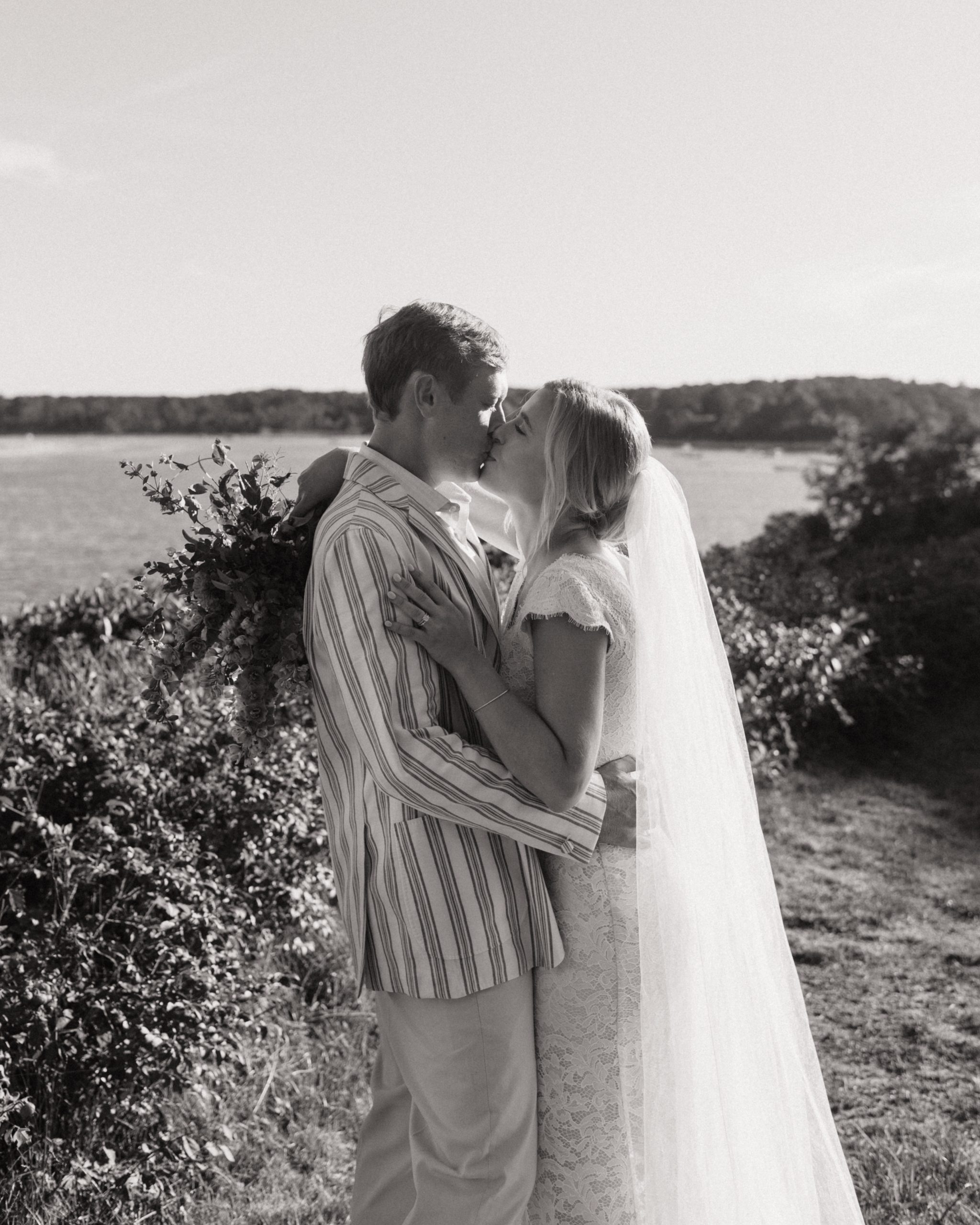 Modern and Creative Micro Wedding in Cape Cod | Kelly & Will