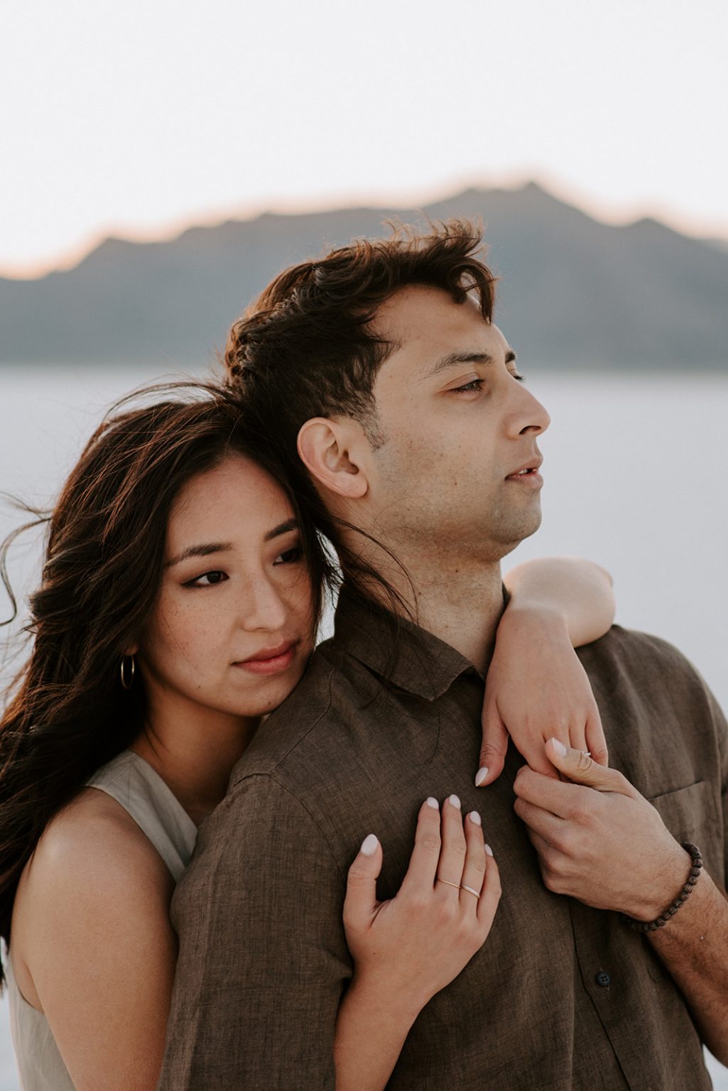 Salt Flats Engagement Session | Jinah & Ajinkya