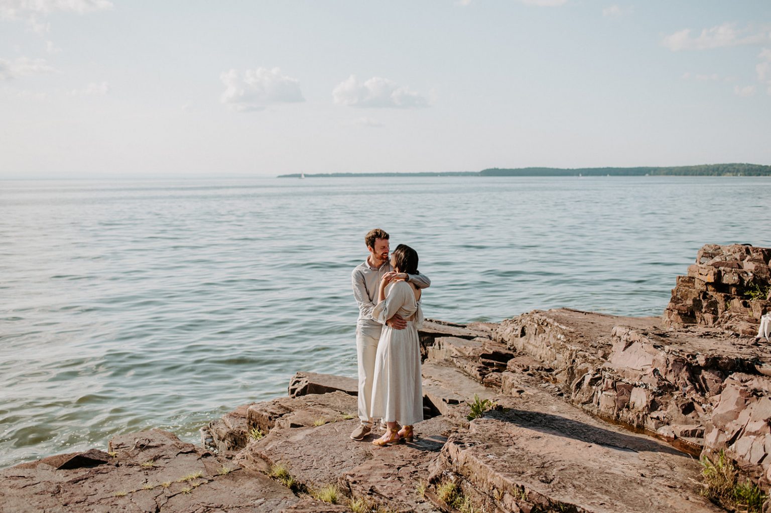 Lake Champlain, Vermont Elopement | Jess & Leo - Hope Allison Photography