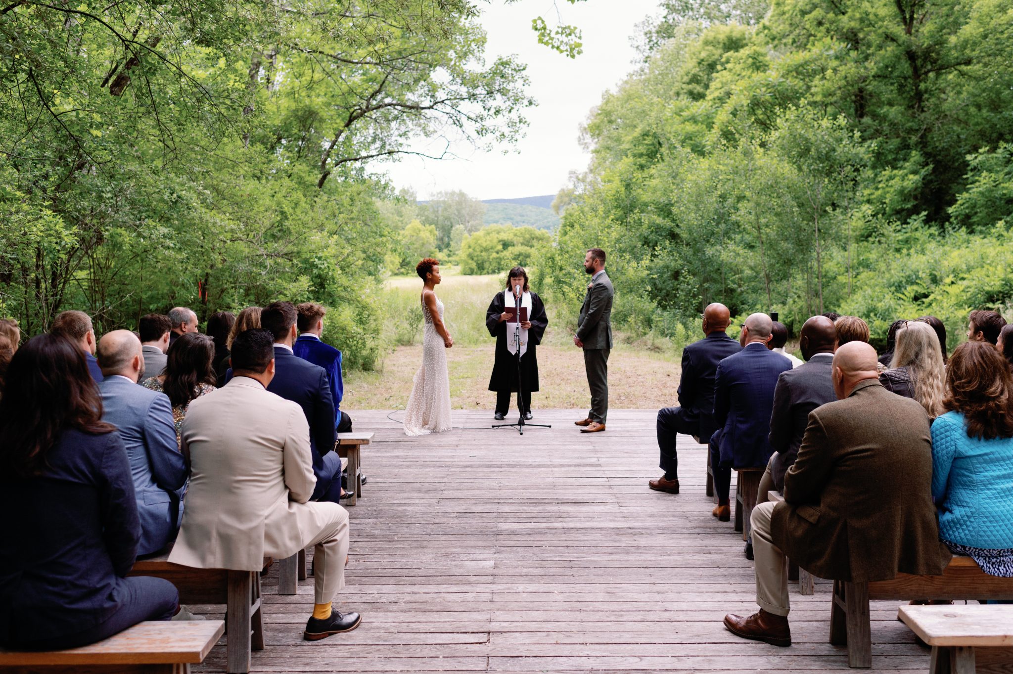 TOURISTS Welcome Intimate Wedding in the Berkshires | Christian & Jeff - Hope Allison Photography